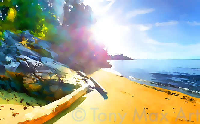 "West Beach – Follow the Sun" - British Columbia visual art prints by ...